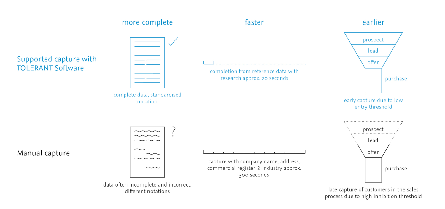 Company data entry - Tolerant Software