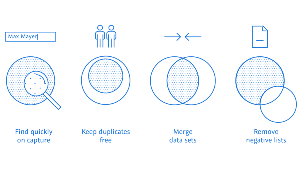 Improve data quality through duplicate checking